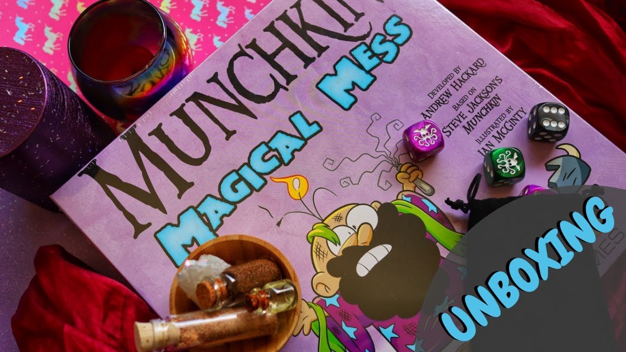 Unboxing Board Games! Munchkin Magical Mess - YouTube