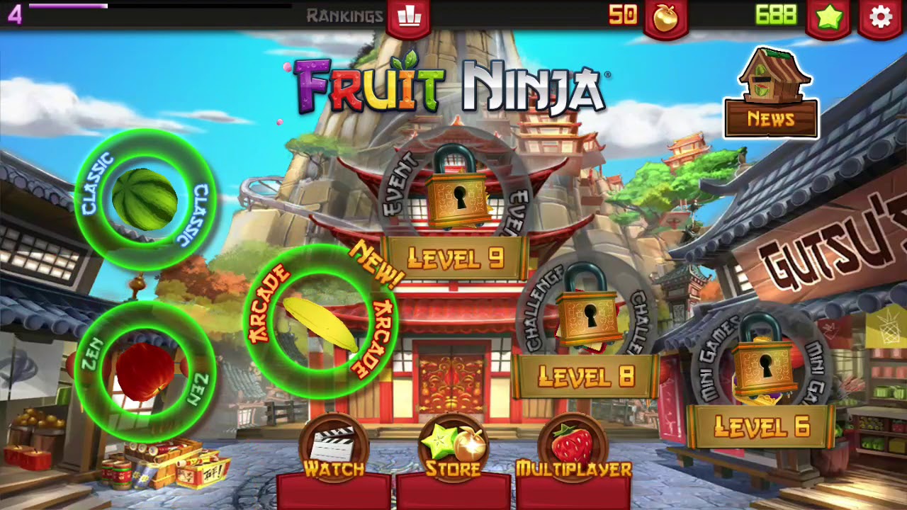 Fruit Ninja - GamePlay Android (HD) - YouTube
