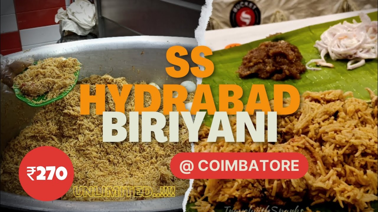 SS Hyderabad Biryani | Wedding Style Biriyani | Unlimited Biriyani ...