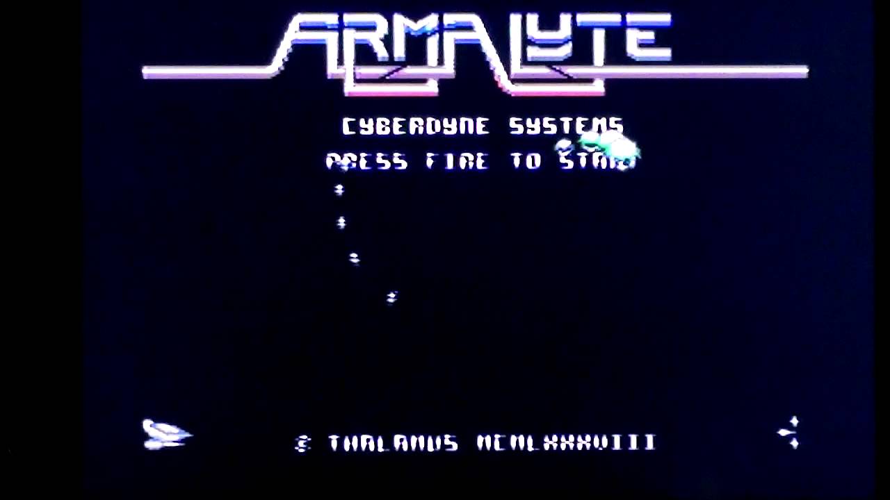 Armalyte on Commodore 64. Gameplay & Commentary - YouTube
