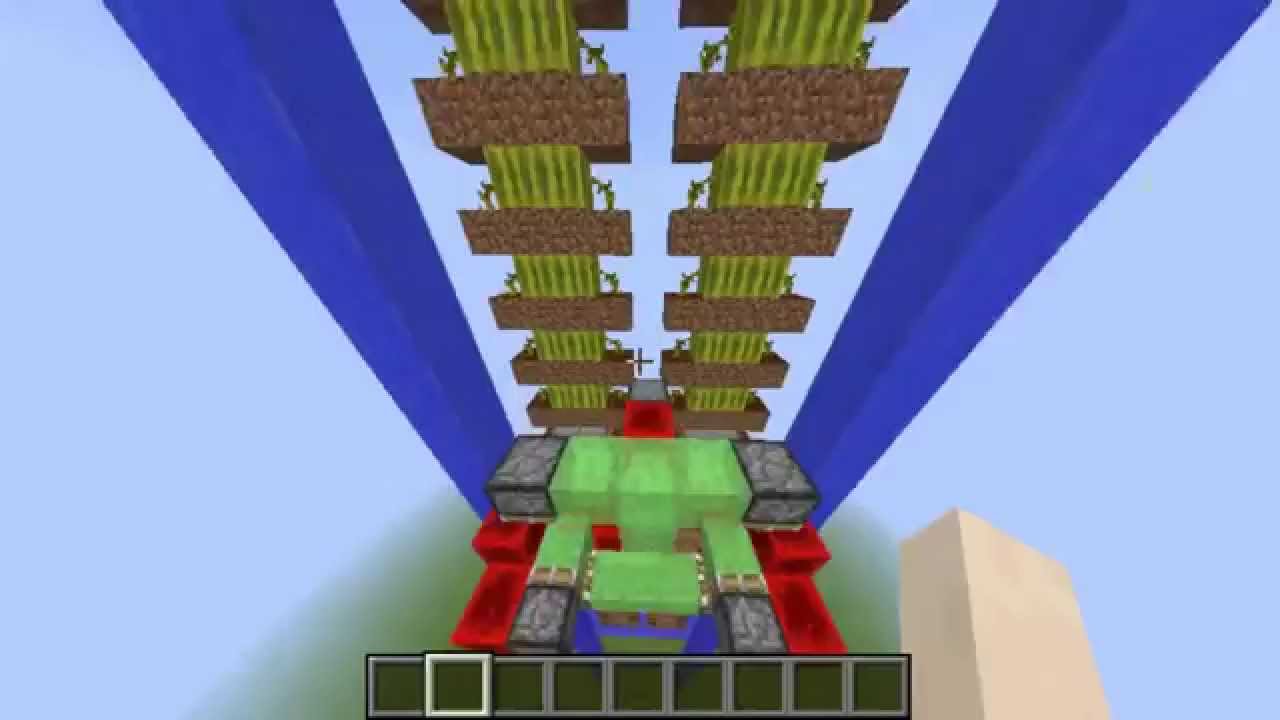 Cheap + Efficient Melon Farm via Flying Harvester - YouTube