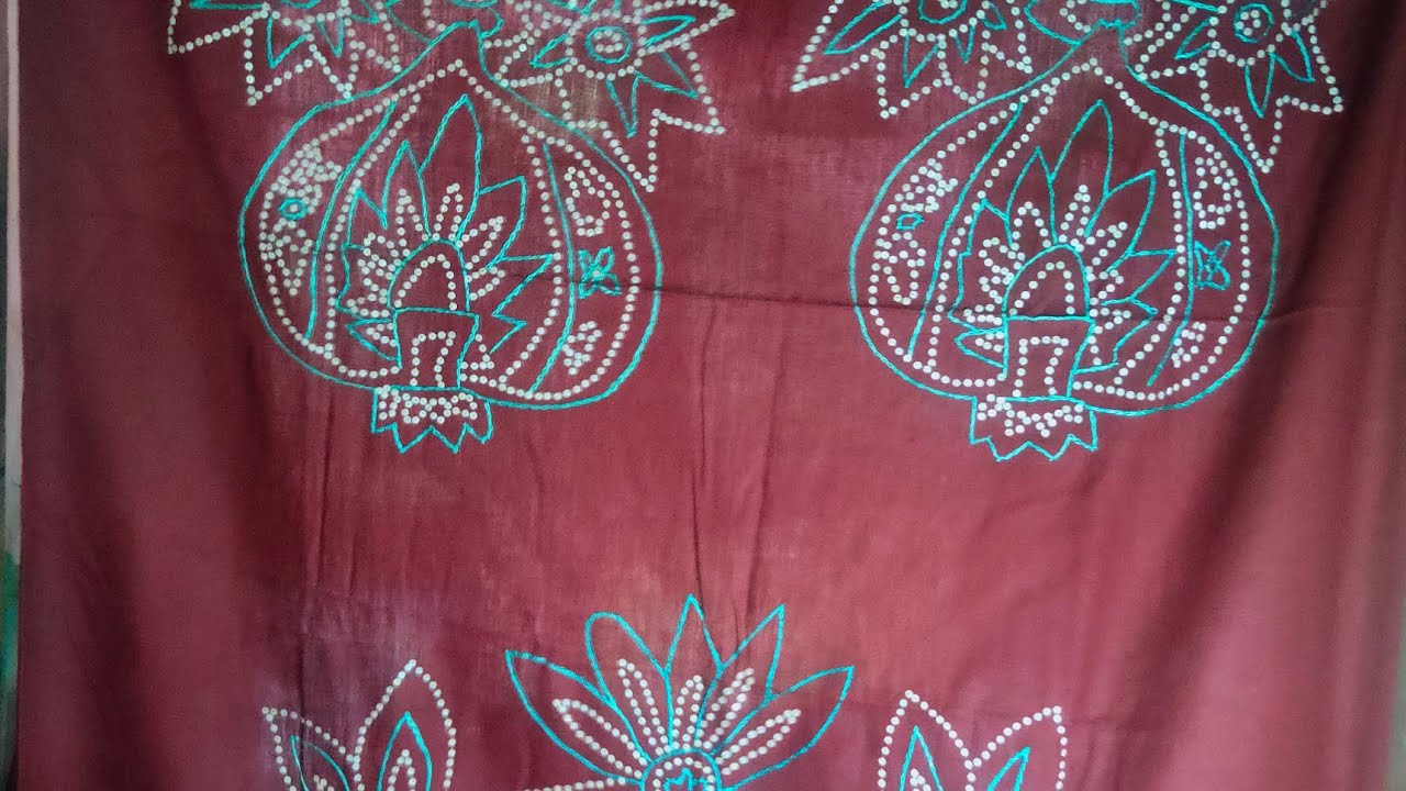 parda design| kapda per parda kaise banaen| gate parda design - YouTube