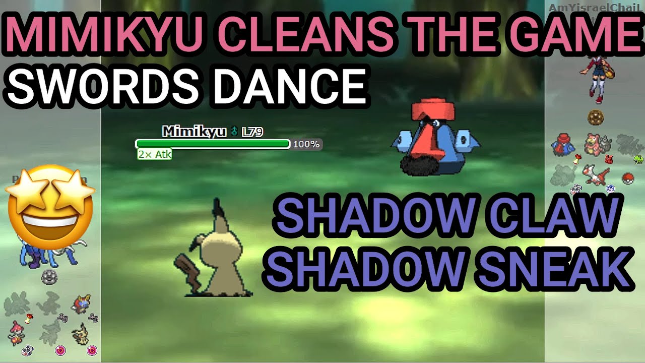 Swords Dance Mimikyu Cleans The Game! (Pokemon Showdown Random Battles ...