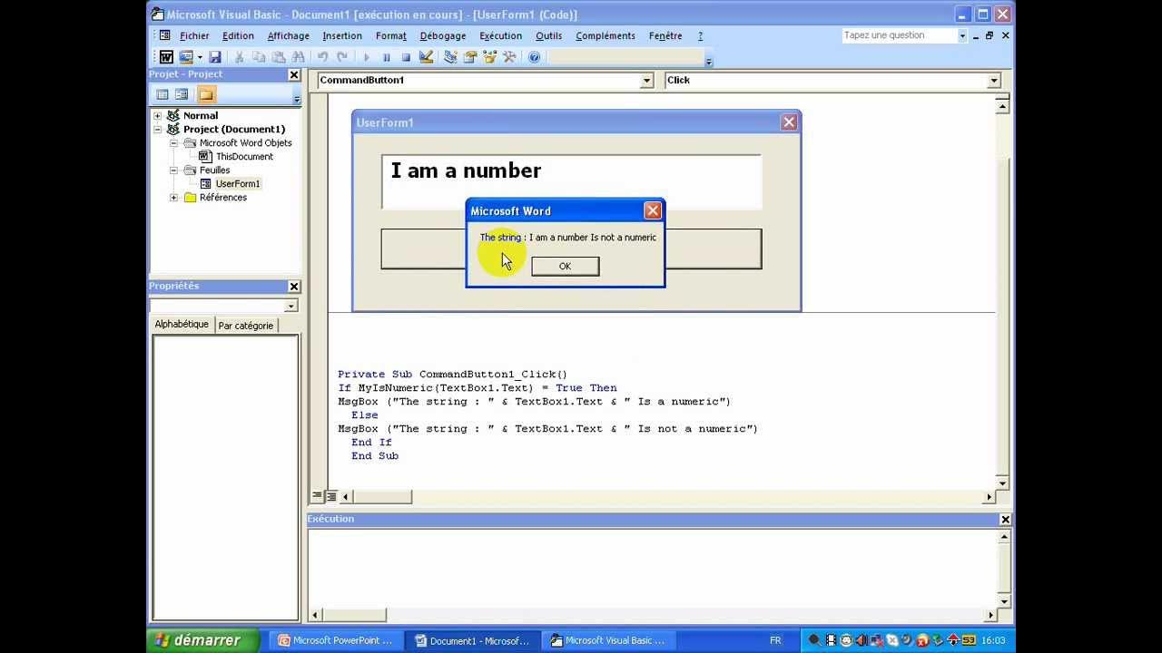 Visual Basic 2010 صنع IsNumeric باستخدام The Function - YouTube