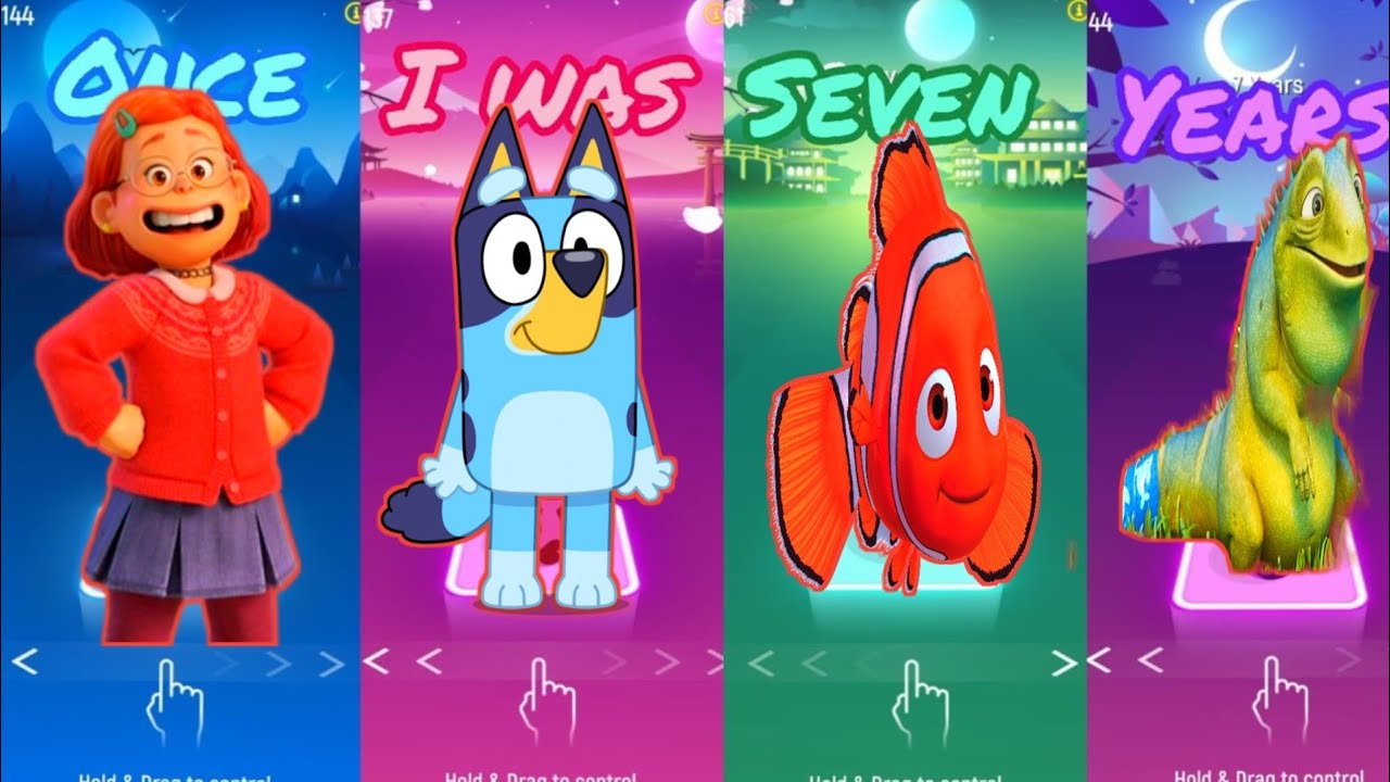 Turning Red🆚Bluey🆚Finding Nemo🆚Leo💦Who is best player - YouTube