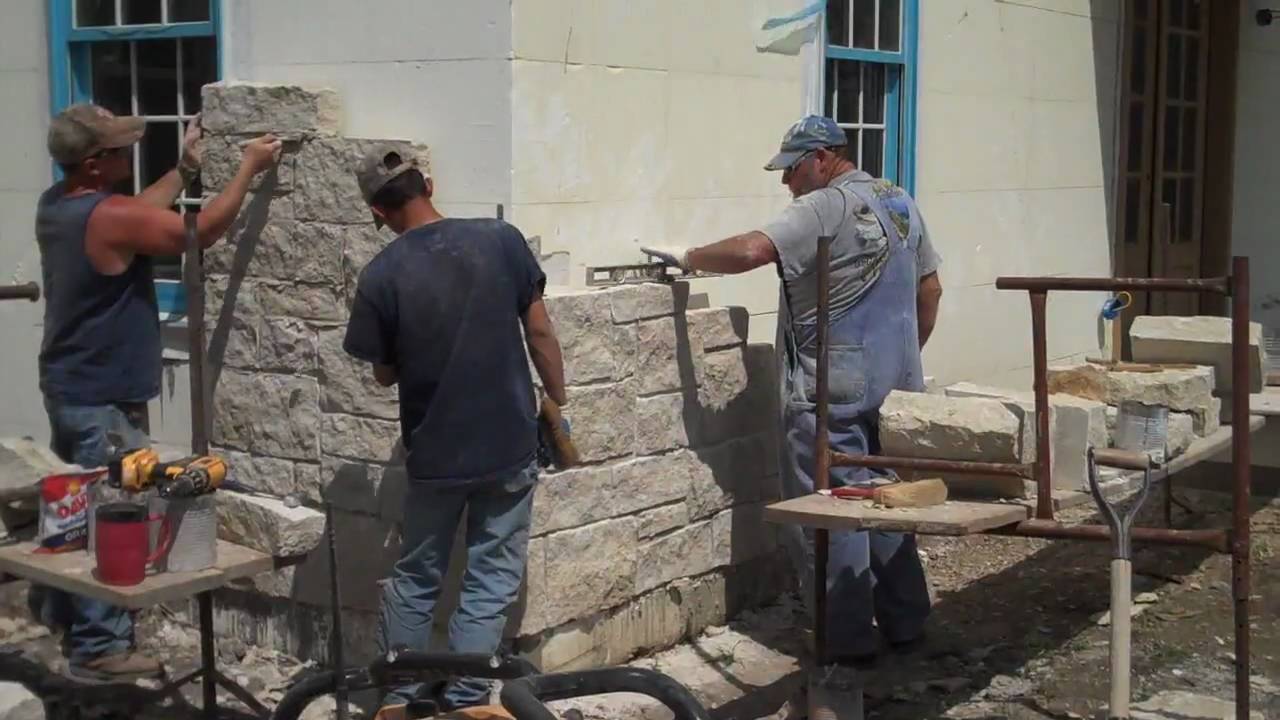 Kansas Limestone on House - YouTube