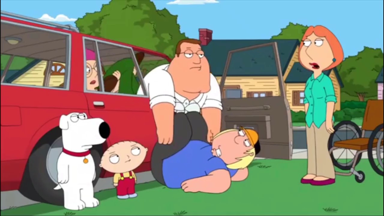 family guy - joe pretends to be peter - YouTube