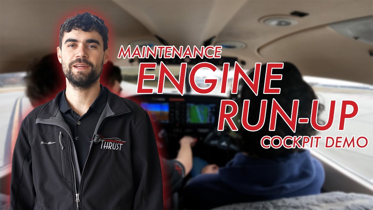 Aircraft Engine Run-Up: COCKPIT VIEW & Real-Time Demo - YouTube