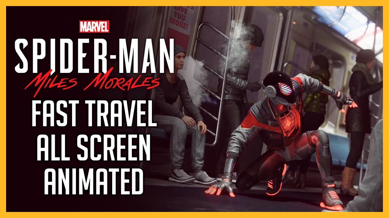 All Fast Travel Loading Scenes | Spider-Man: Miles Morales | #JustGAME ...
