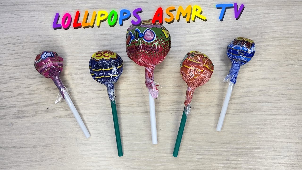 Satisfying Relax Video | Color Lollipops Candy Opening & Yummy Sweets ...