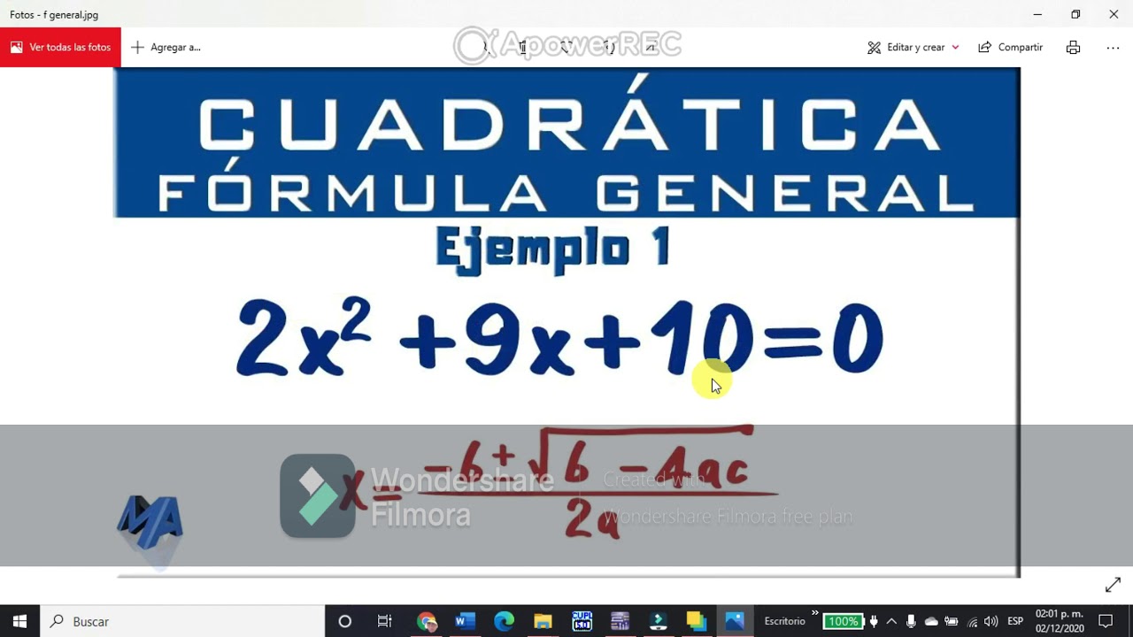 Formula general - Lenguaje C (con funciones y apuntadores) - YouTube