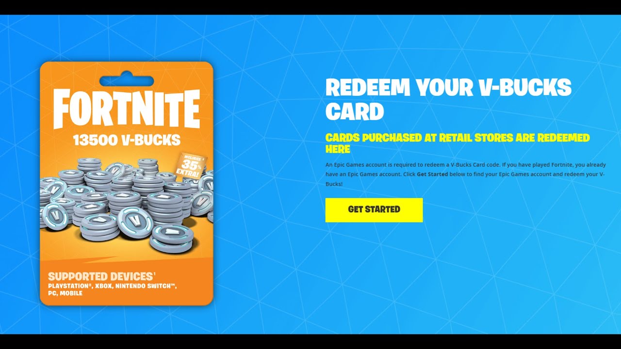 How To Redeem Fortnite V Bucks Code on Nintendo Switch - YouTube