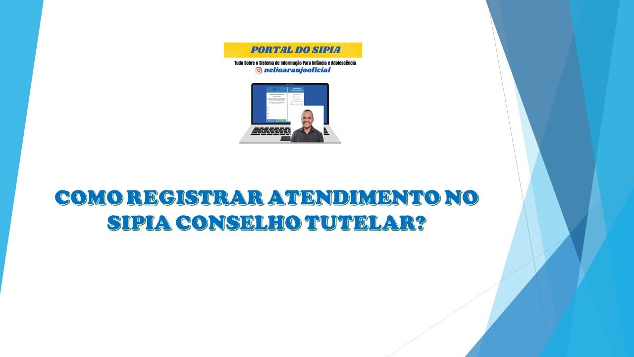 Como Registrar Atendimento no SIPIA Conselho Tutelar? - YouTube