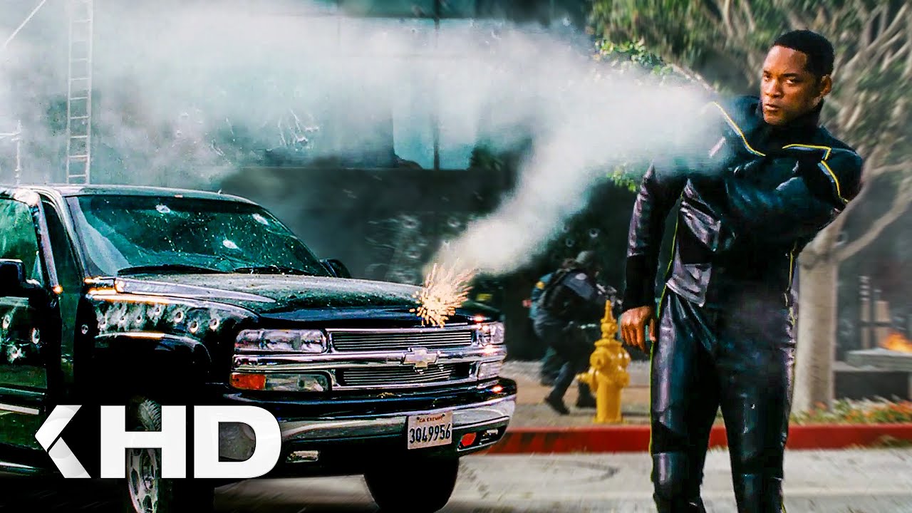 Preventing A Bank Heist Scene - Hancock (2008) - YouTube