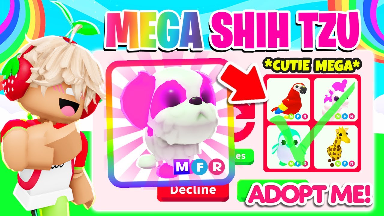 INSANE OFFERS Trading the MEGA SHIH TZU | Roblox Adopt Me 2025 🐶🌈 - YouTube