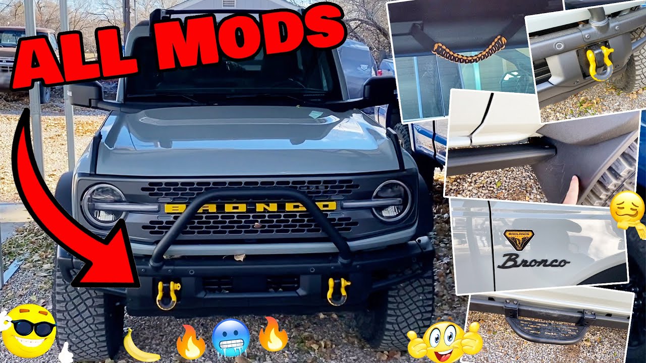 All Mods On Our *NEW* 2022 Ford Bronco - YouTube