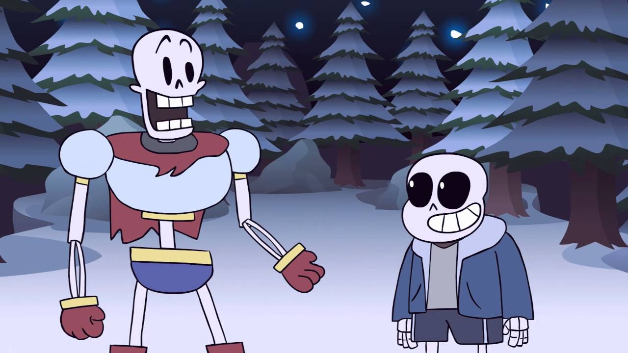 Papyrus finds a human| ANIMATION - YouTube