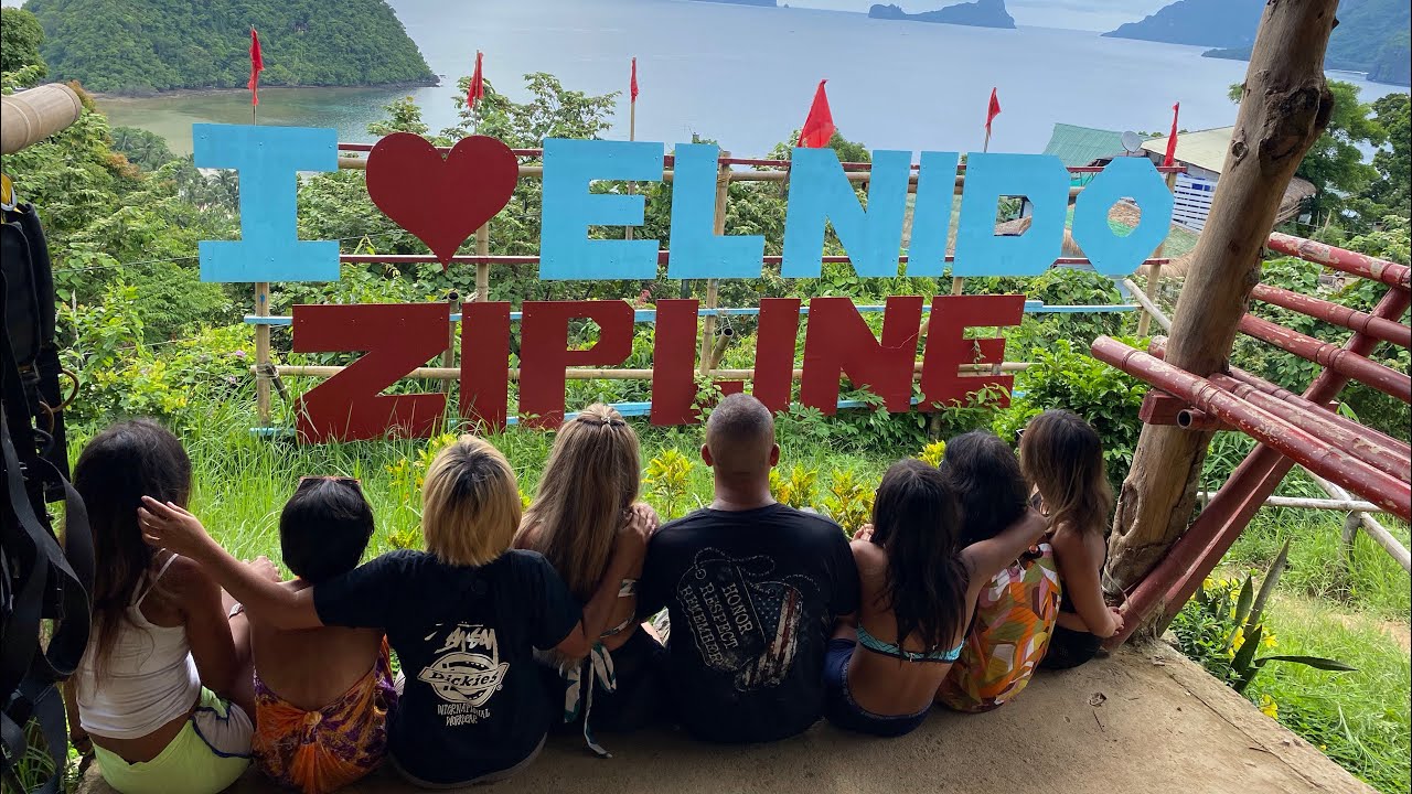 Zip line- El ni do Palawan - YouTube