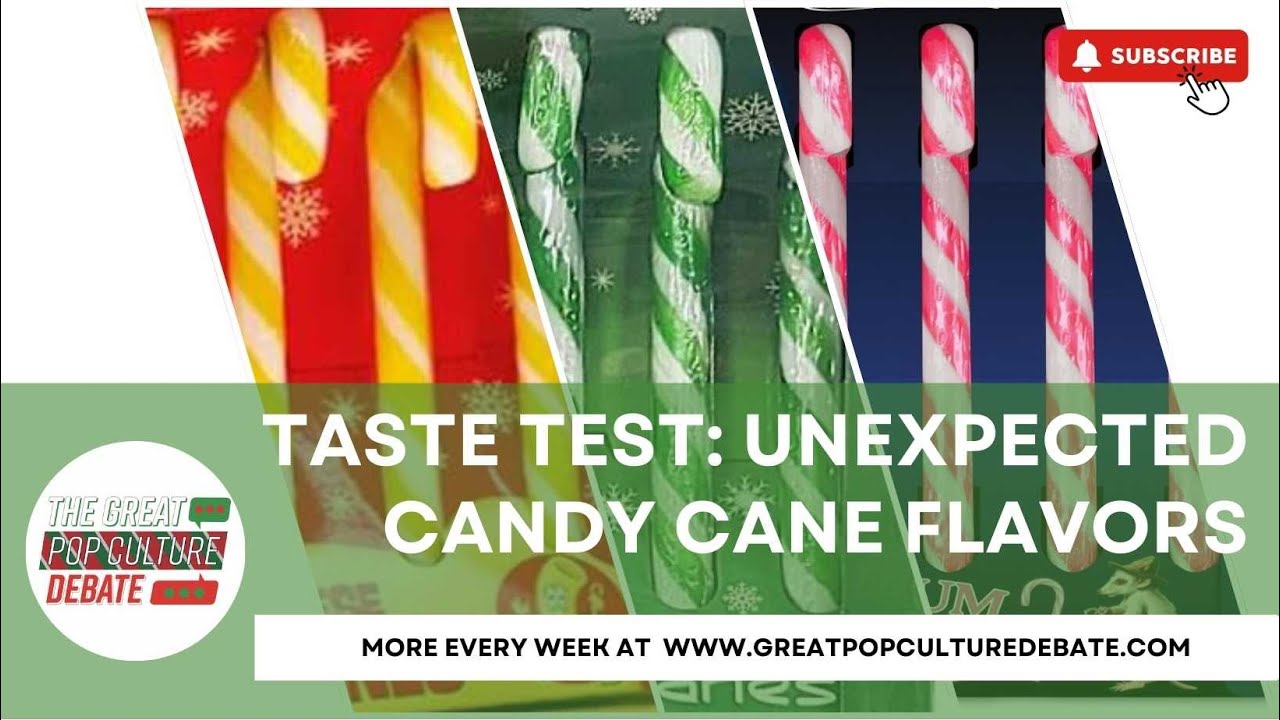 Taste Test: Unexpected Candy Cane Flavors - YouTube