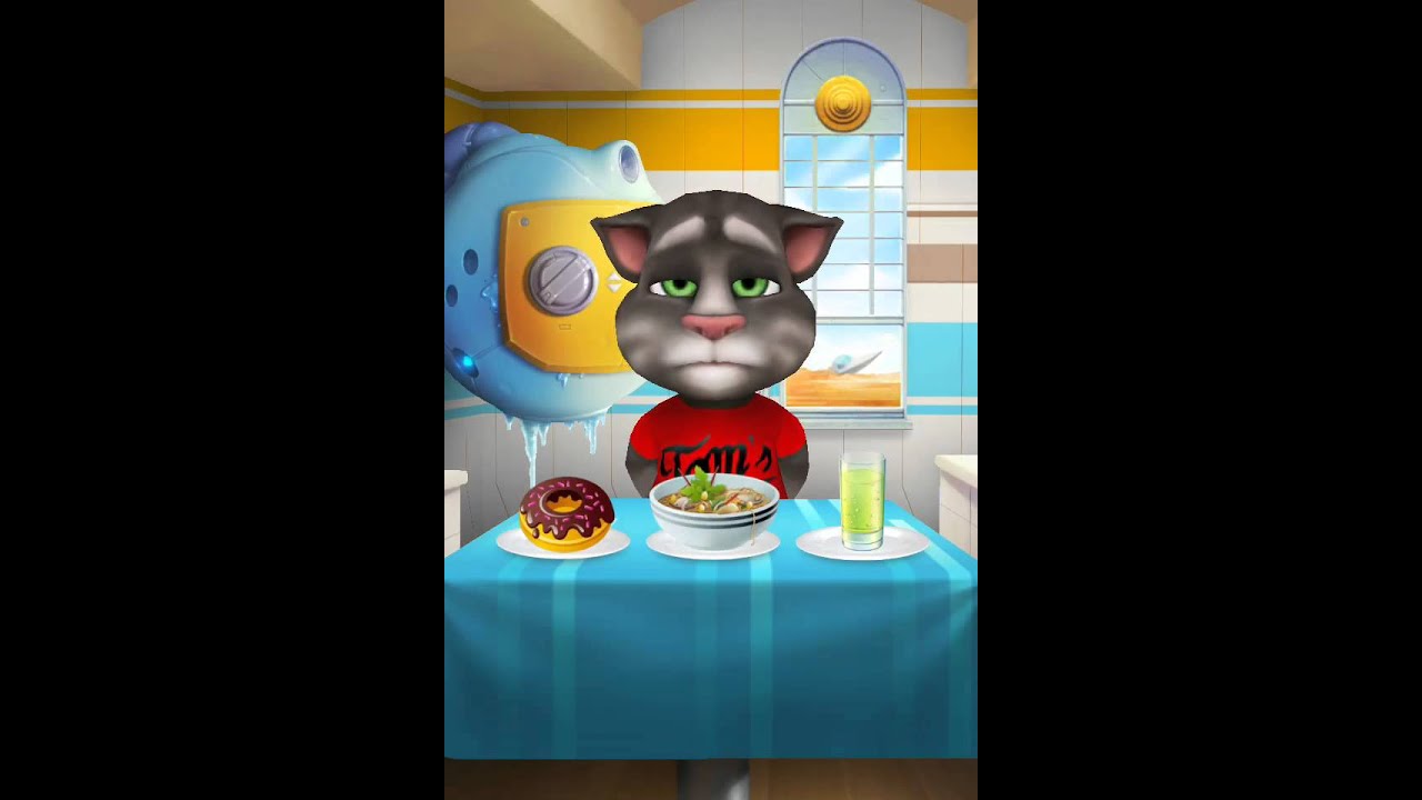[My Talking Tom] Com fome - YouTube