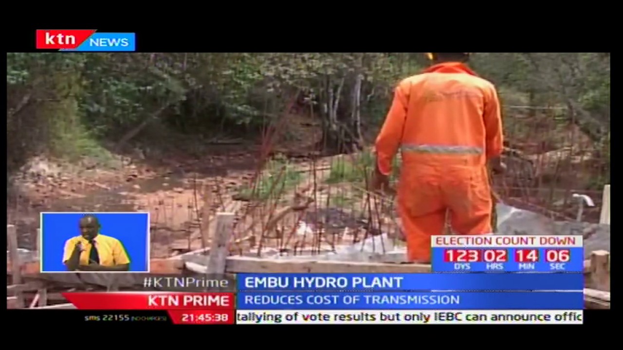 Embu hydro power plant to produce cheap energy for all Kenyans - YouTube