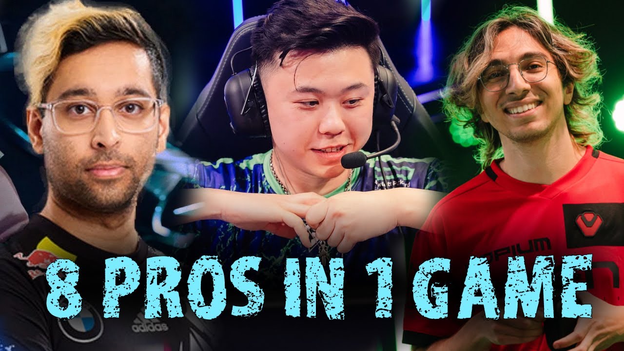 INCREDIBLE GAME!!! 8 PROS IN 1 GAME - SEN JOHNQT | G2 SHAHZAM | SEN ...