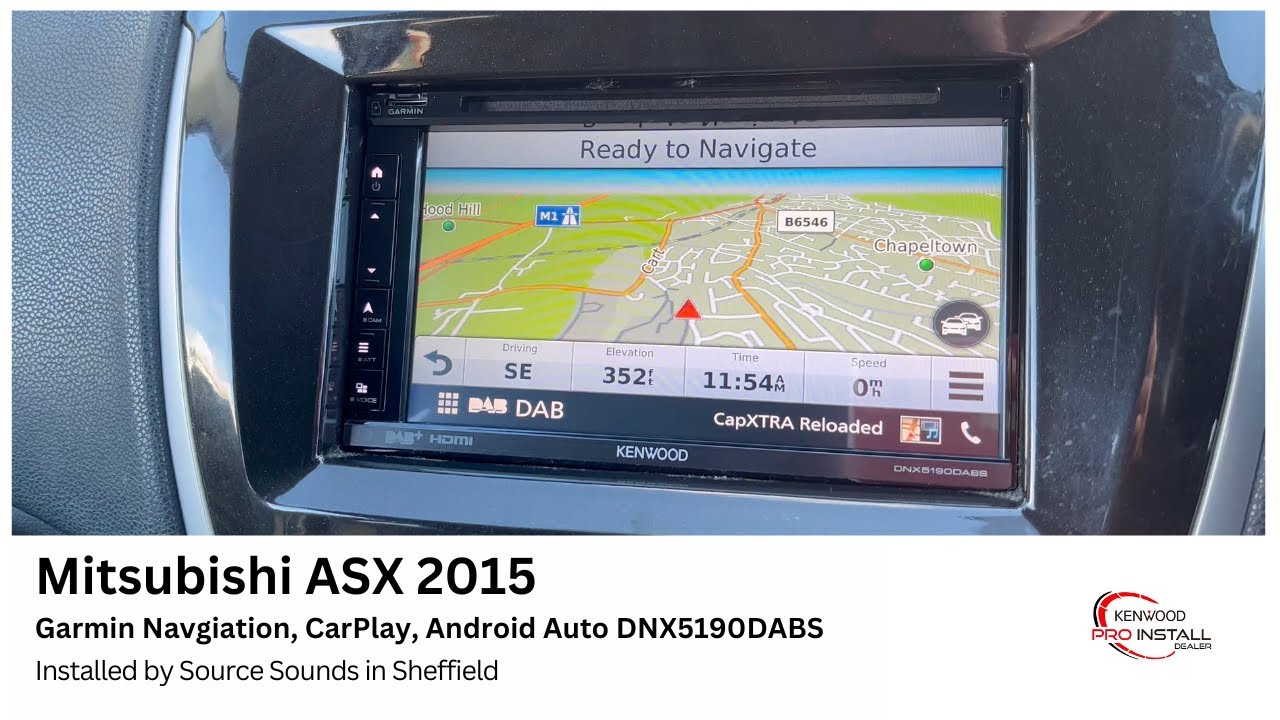 Mitsubishi ASX Car Stereo Upgrade Navigation, CarPlay, DAB KENWOOD ...