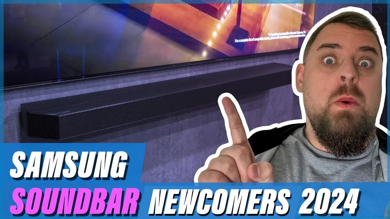 SAMSUNG SOUNDBARS 2024 showcased at CES in Las Vegas - YouTube