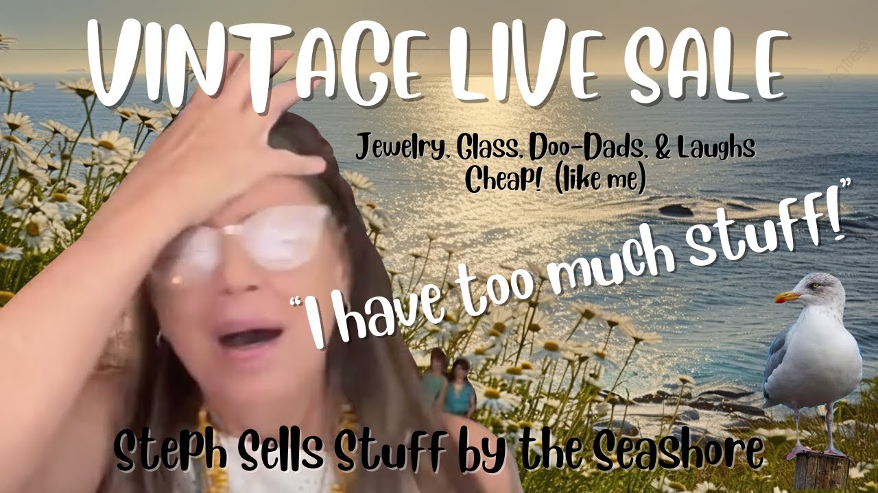 SURPRISE! Crazy Old Lady Selling Her Stuff! Late Night VINTAGE LIVE ...