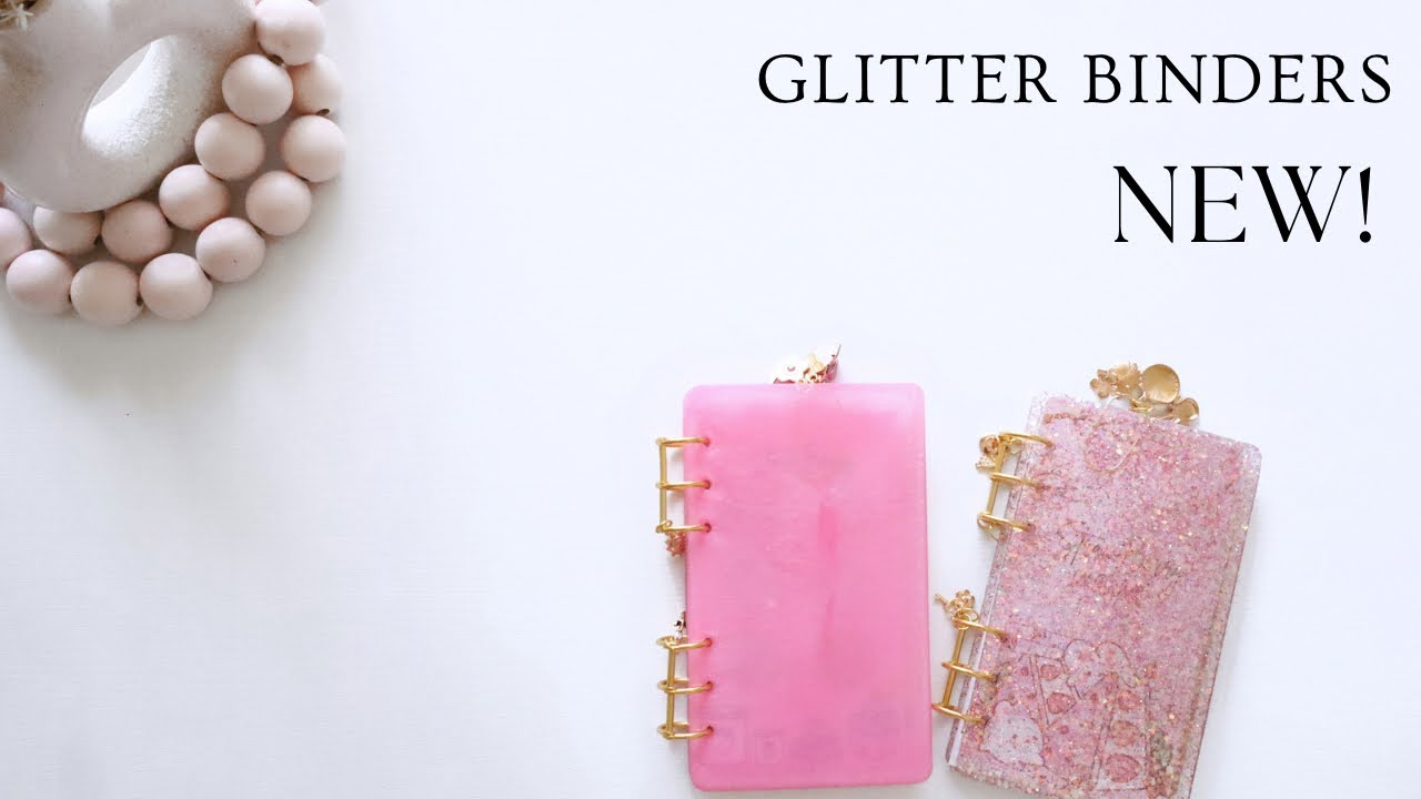 OMG! Handmade Glitter Binders | New Arrivals | CASH STUFFING - YouTube