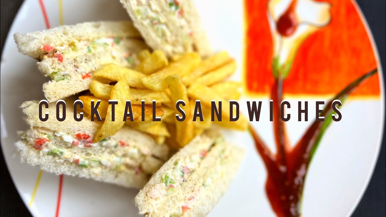 Cocktail Sandwich Recipe | QuickCook | Easy & Tasty - YouTube