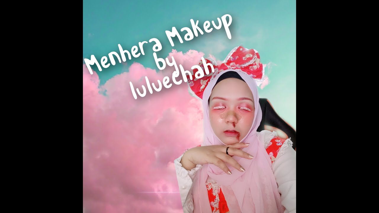 Simple Menhera Makeup - Hijab Lolita - YouTube