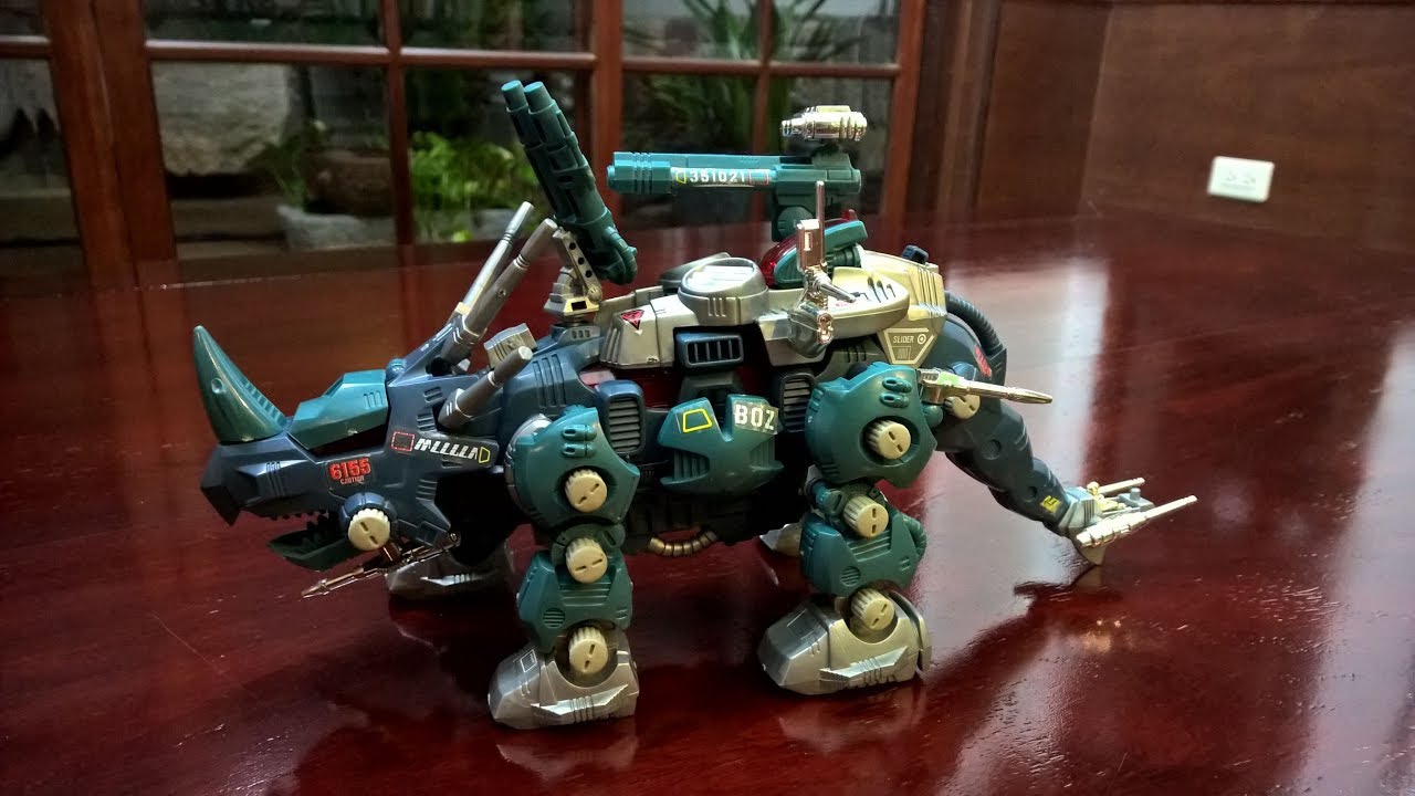 Robo Strux Brutox(ZOIDS EPZ-001 EZ-004 REDHORN)藍角 紅角 レッドホーン - YouTube