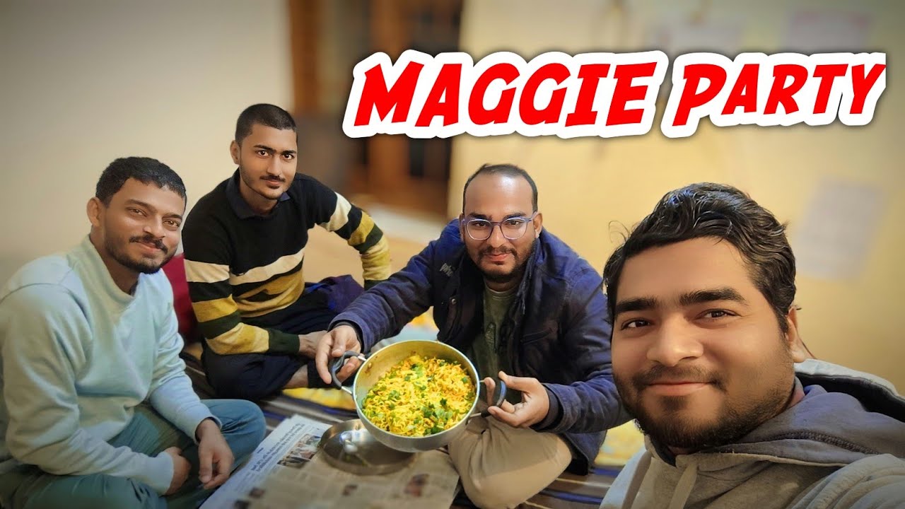 Maggi party in Hostel | make delicious maggi - YouTube