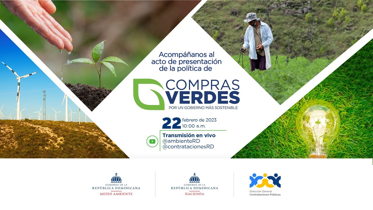 Lanzamiento Oficial de la Política de Compras Públicas Verdes - YouTube