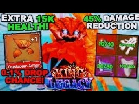 King Legacy 🦀 Crustacean Armor - YouTube