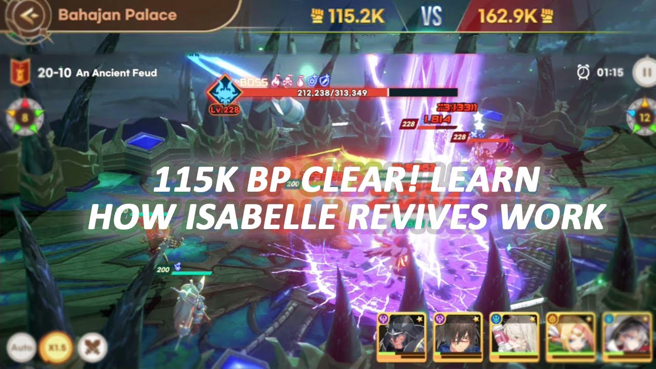 Chapter 20 is Chaos. (full 3* clear) ft. Isabelle revives | Demian Saga ...