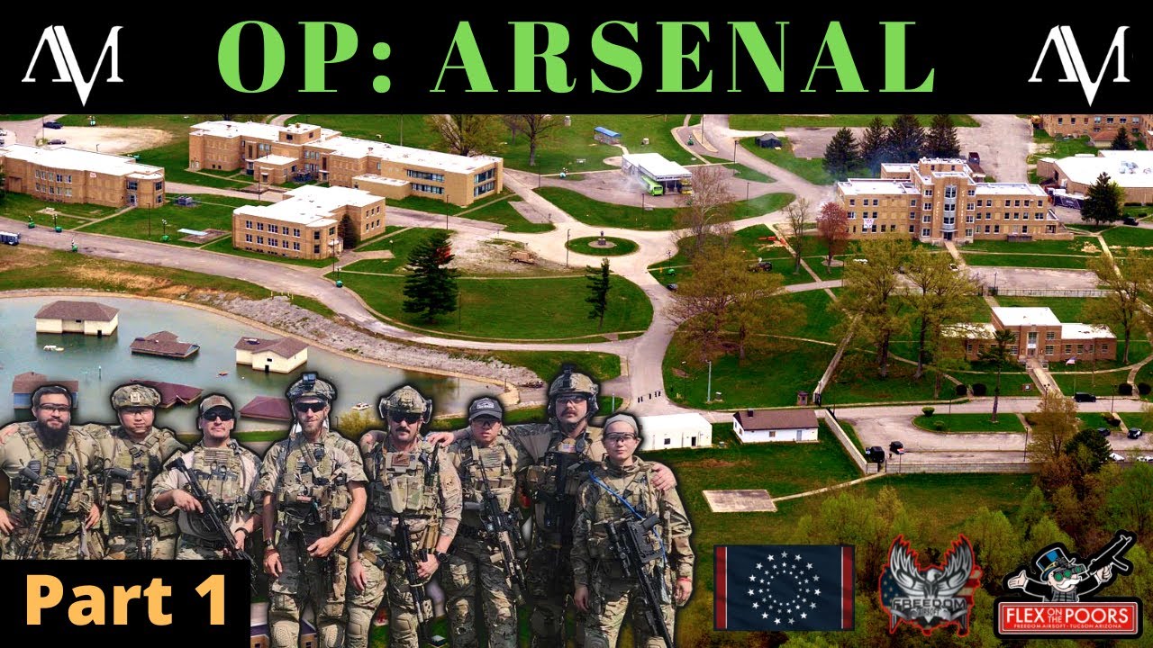 COOLEST AIRSOFT MAP in the USA - MUTC Indiana | 1100 Players | Squad Gameplay - YouTube