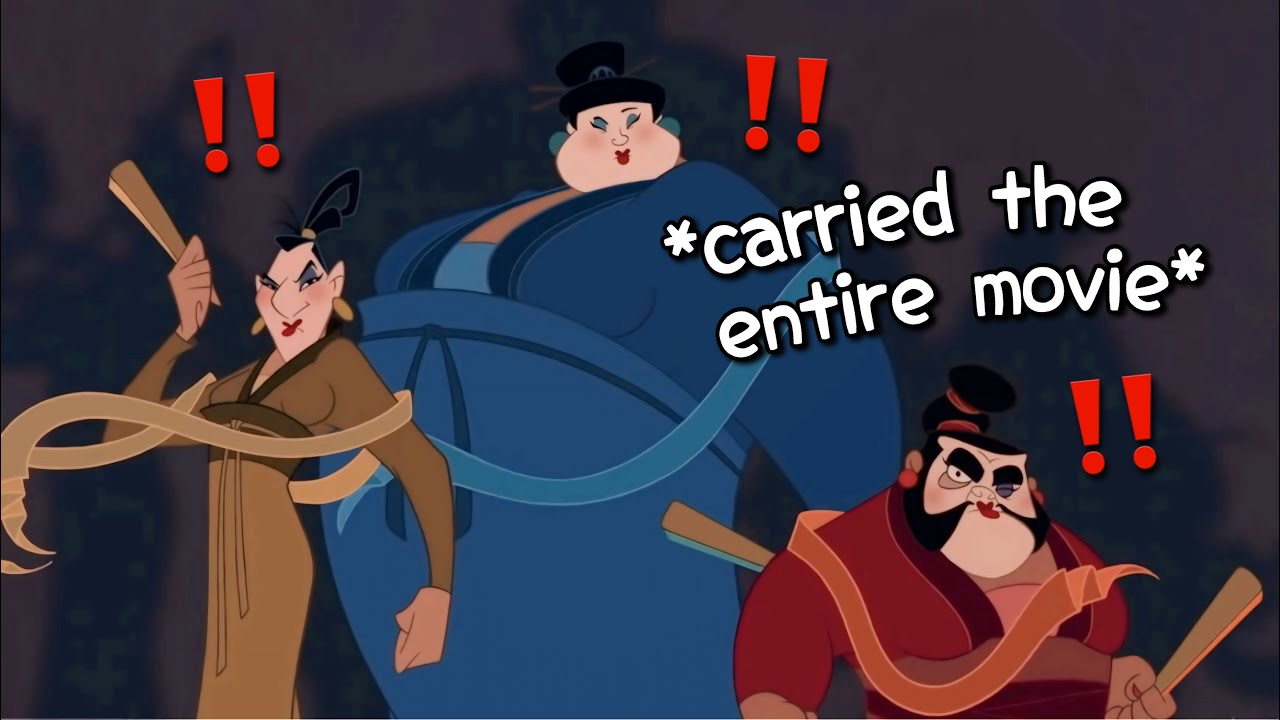 Yao, Ling, and Chien-Po being the BEST part in Mulan for 6 minutes and ...