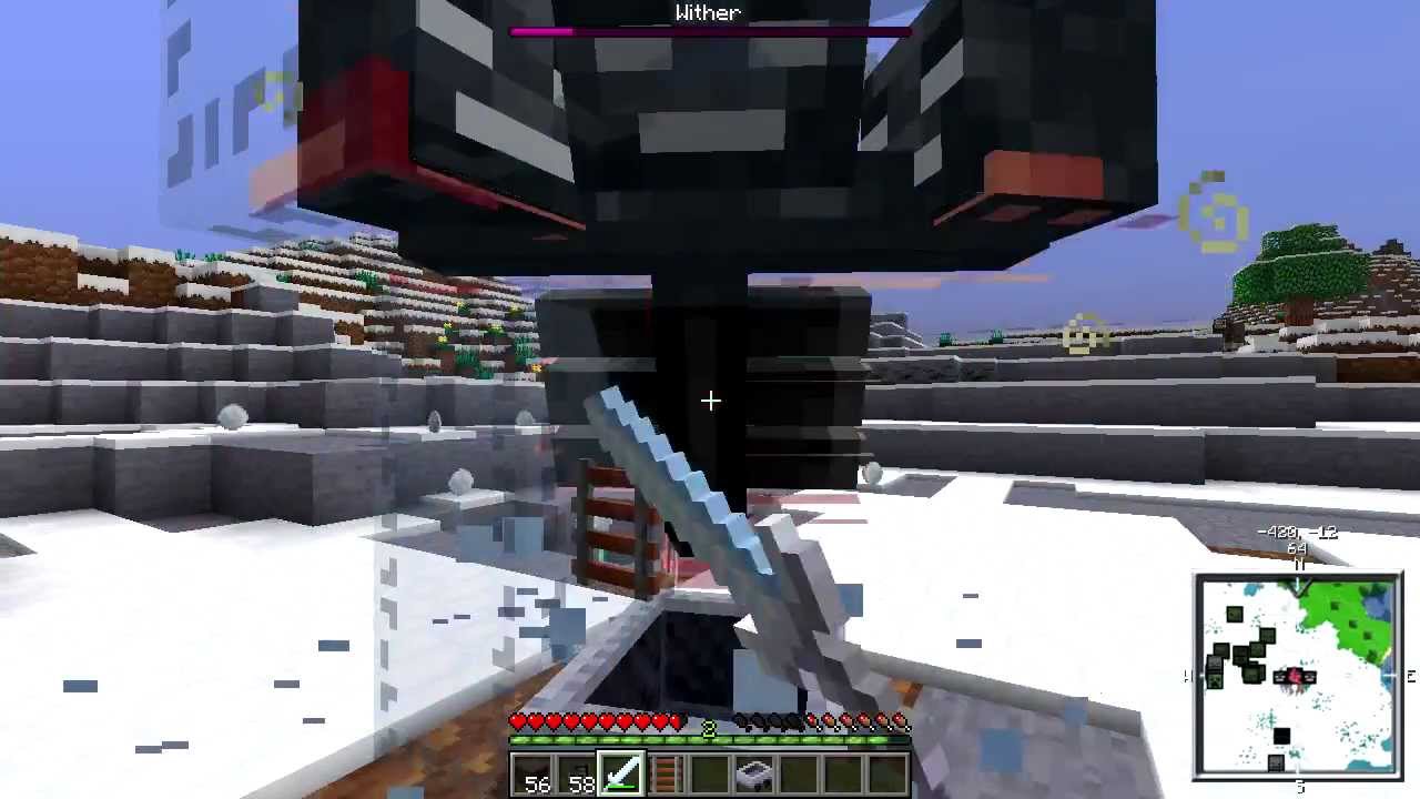 Wither Killing Trap - Minecraft - FTB 1.4.7 - YouTube