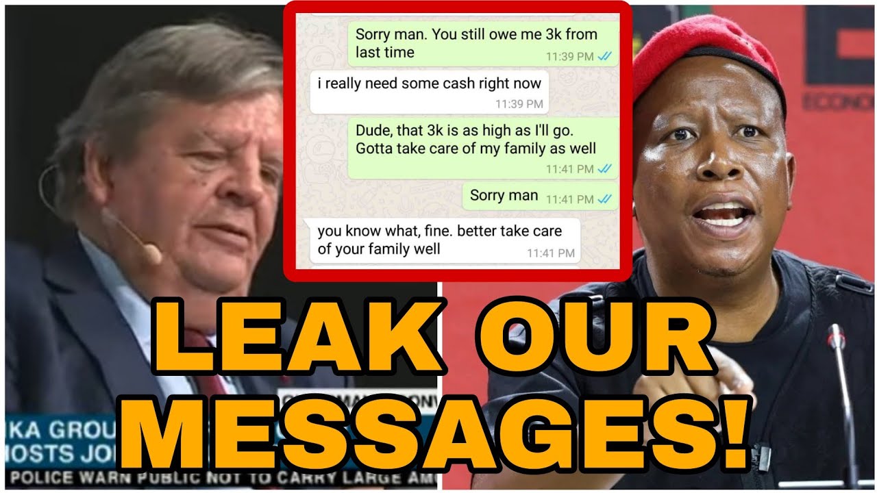 Johan Rupert Threatened to Destroy Malema — He Admitted It on Camera ...
