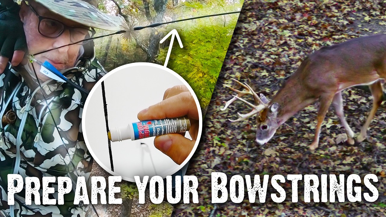 How to Clean and Wax Your Bow String - Preparing for Deer Season - YouTube