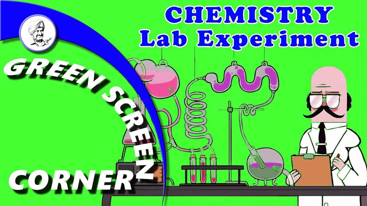 CHEMISTRY LAB EXPERIMENT SCIENCE - Green Screen Corner Chrome Key ...