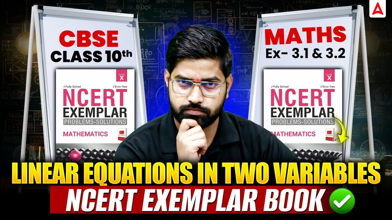CBSE Class Maths 10th Linear equations in two variables Ex 3.1 NCERT Exemplar Book | By Anand ...