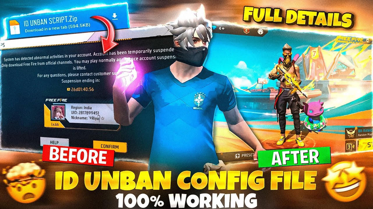 100% GENUINE METHOD ID UNBAN TRICK 2024 🤩🔥 || NEW OB46 UPDATE FREE FIRE ...