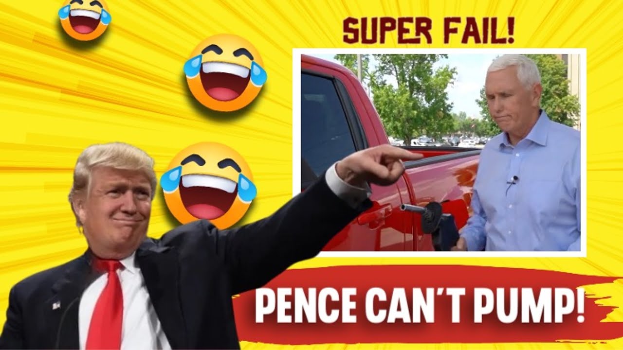 Mike Pence Gas Pump Fail! 😂 ⛽️ - YouTube