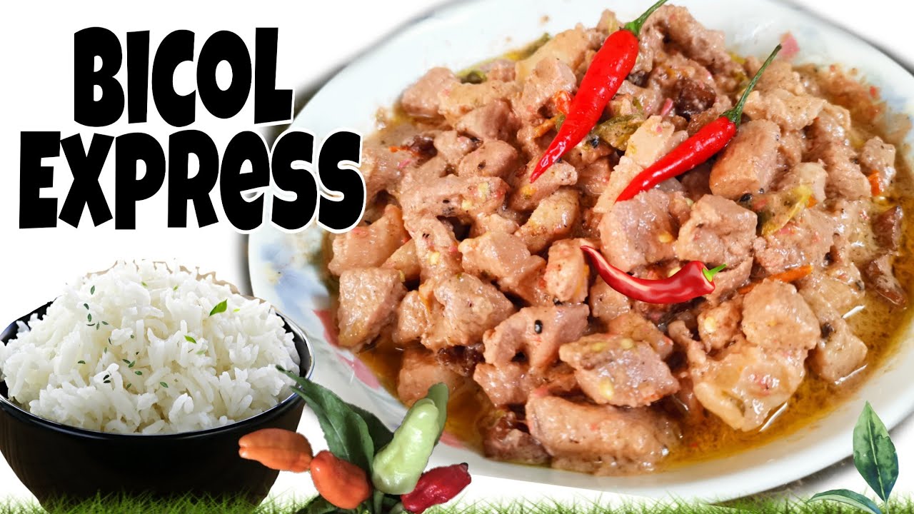 PORK RECIPE:HOW TO COOK BICOL EXPRESS //PORK IN COCONUT MILK - YouTube