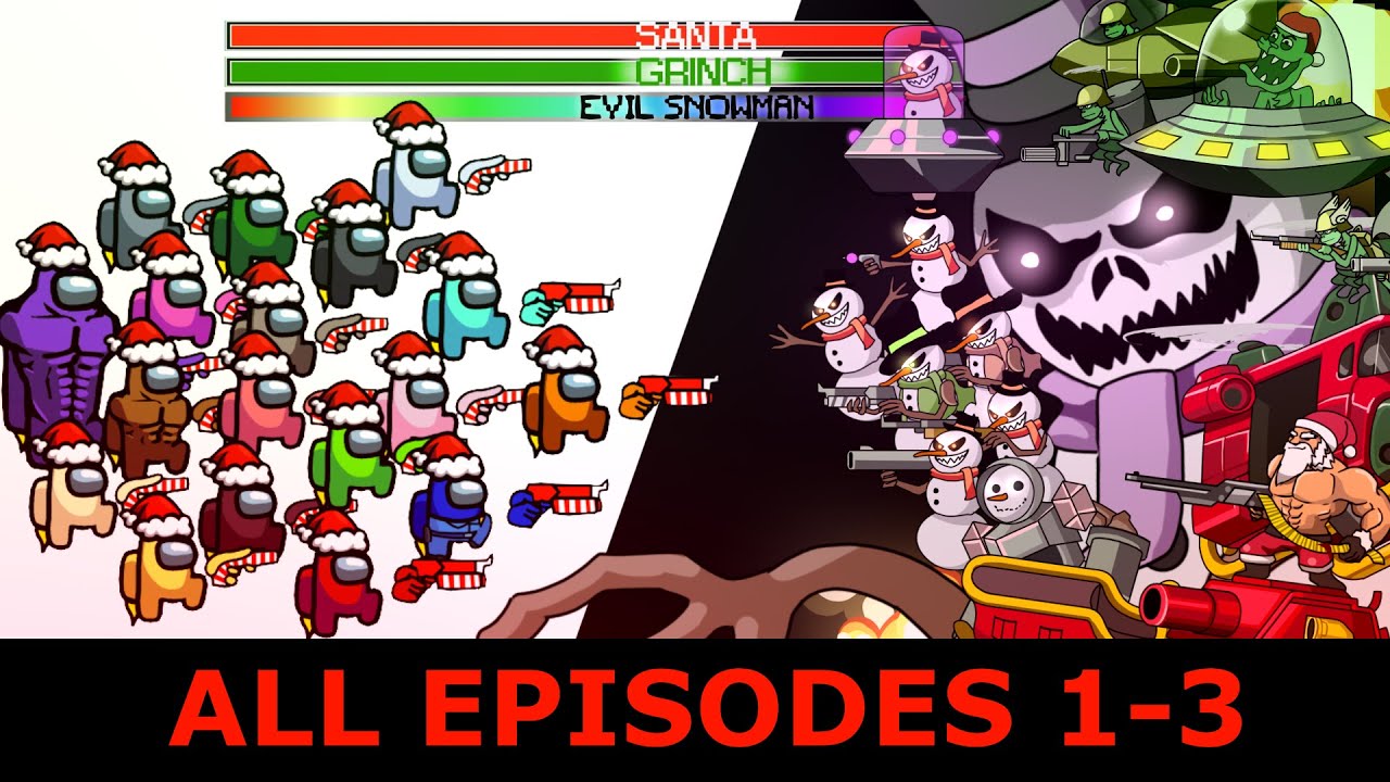 Among Us vs. Santa (All Episodes 1-3) - YouTube