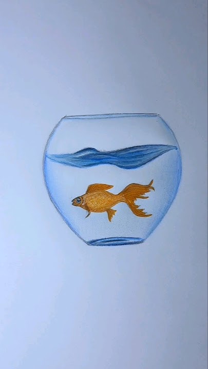How to draw a Fishbowl #shortsviral #art - YouTube