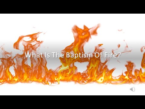 One Minute Inspirations - What Is The Baptism Of Fire? - YouTube